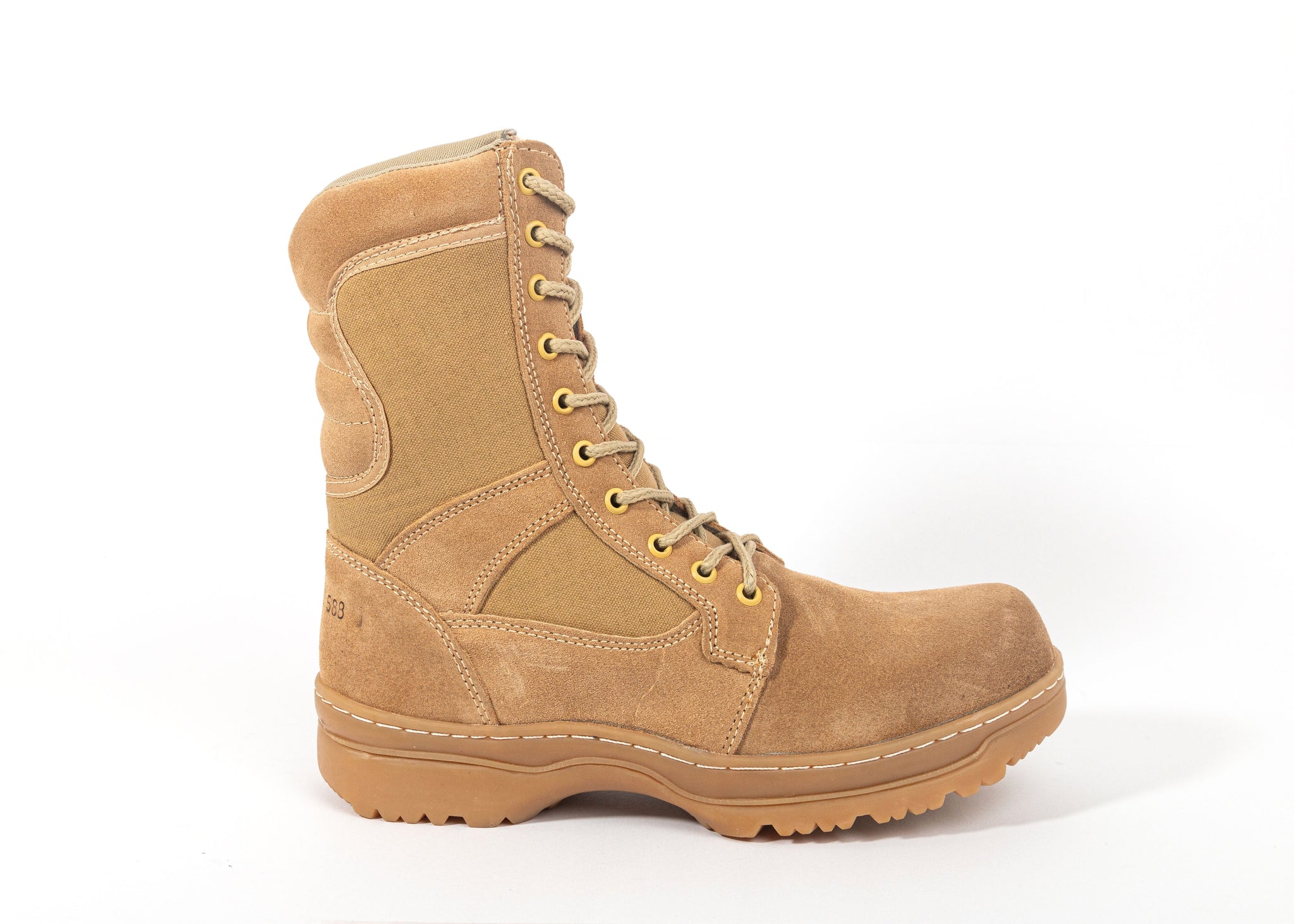 Bota Táctica tipo Militar en Color Arena o Negro para Hombre Marca Rom ...